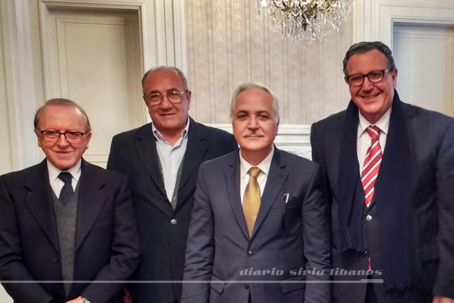Visita protocolar al embajador Mahfouz - Diario Sirio Libanés