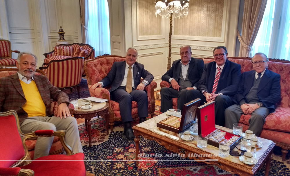 Visita protocolar al embajador Mahfouz - Diario Sirio Libanés